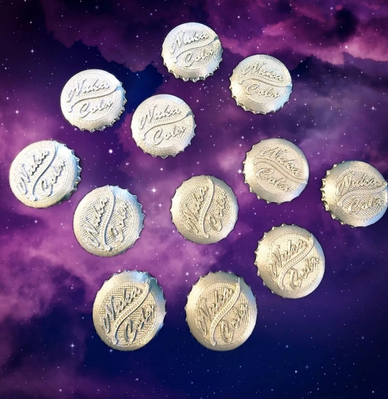 Nuka Cola Bottle Caps 3D Print Currency Fallout Money COSPLAY - Etsy