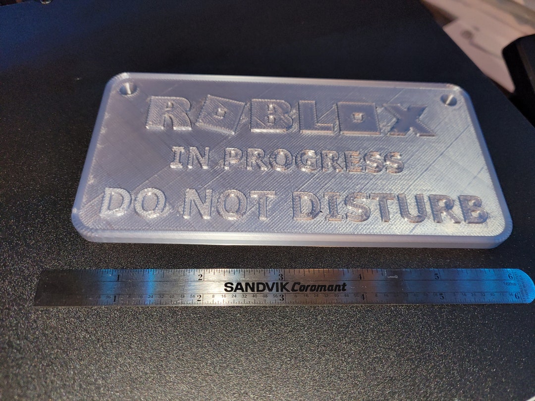 ROBLOX Sign Do NOT Disturb - Etsy