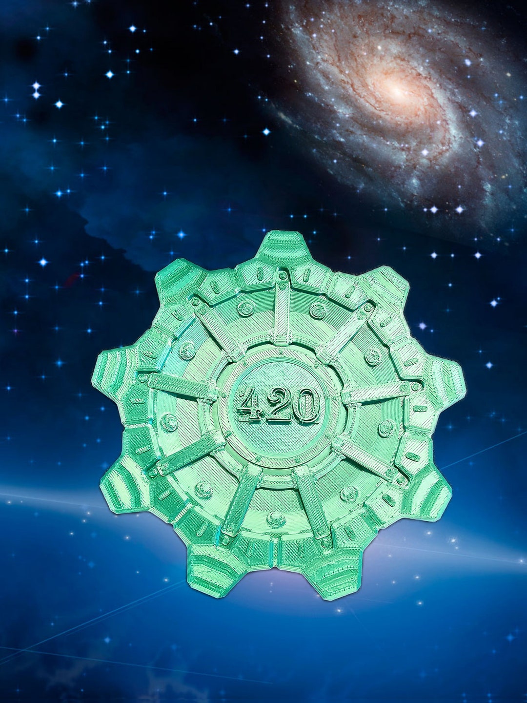 Fallout Vault-tec Door 420 Version hanging Sign 3D Print Color Choice ...