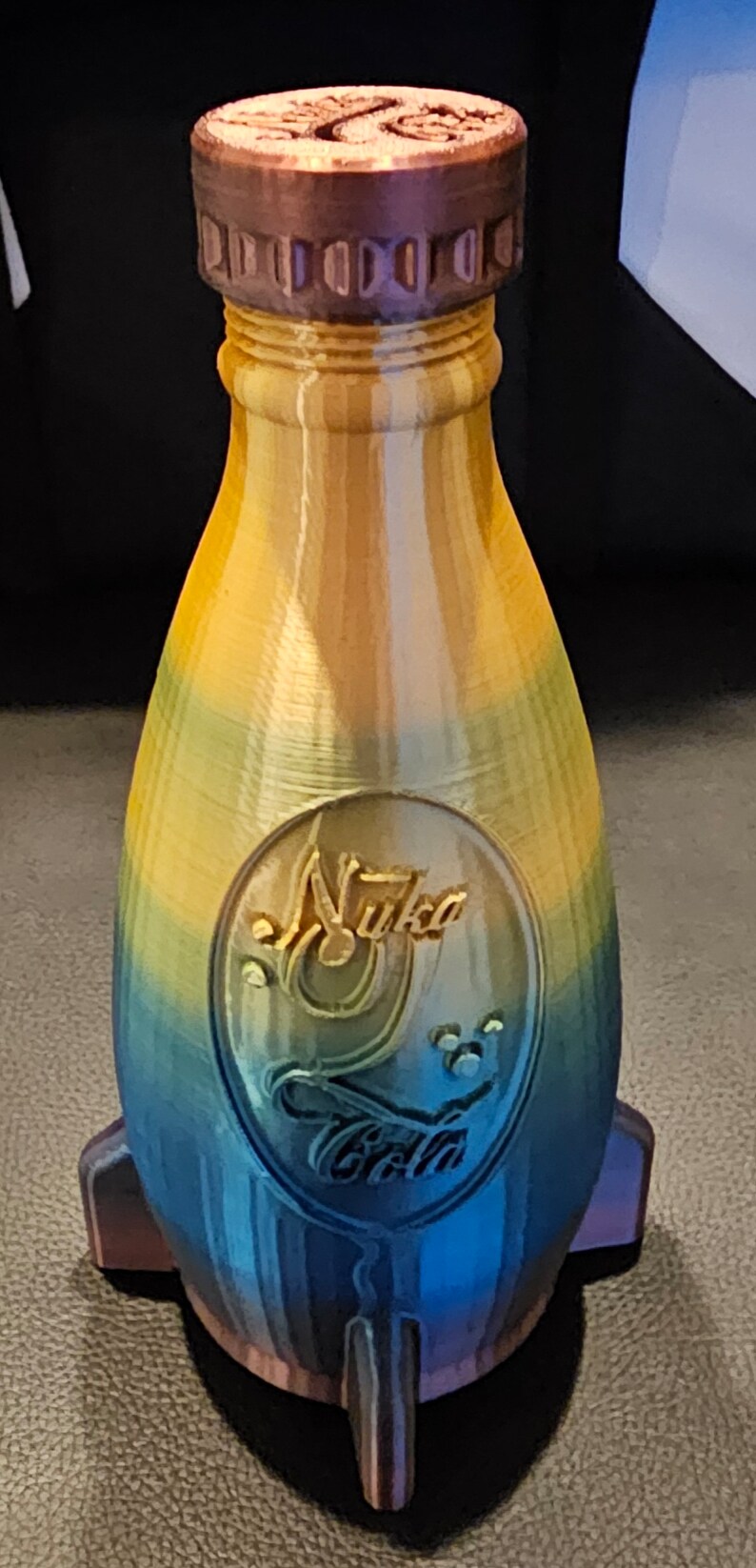 Fallout 4 Nuka Cola Quartz Bottle CAP 3D Print Color Choice Cosplay - Etsy