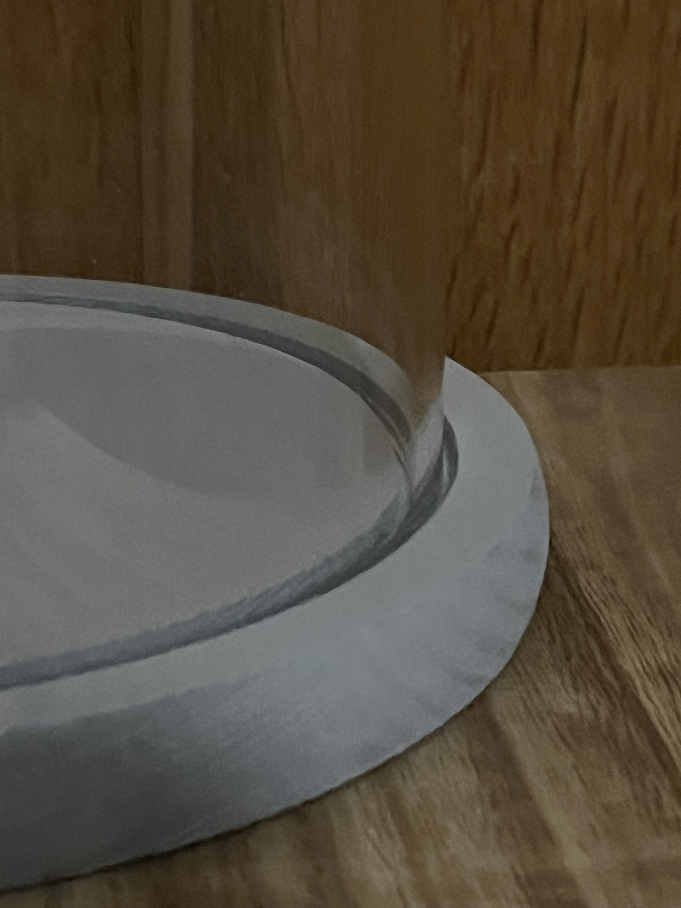 Large Glass Dome With Light Grey Wooden Base 25 V 15 Cm h, W Extra ...