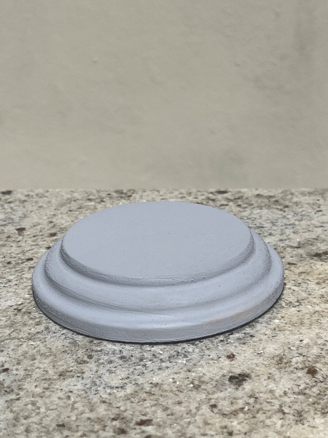 Grey Circular Model Display Base With Felt Bottom | 9.5cm Diameter ...