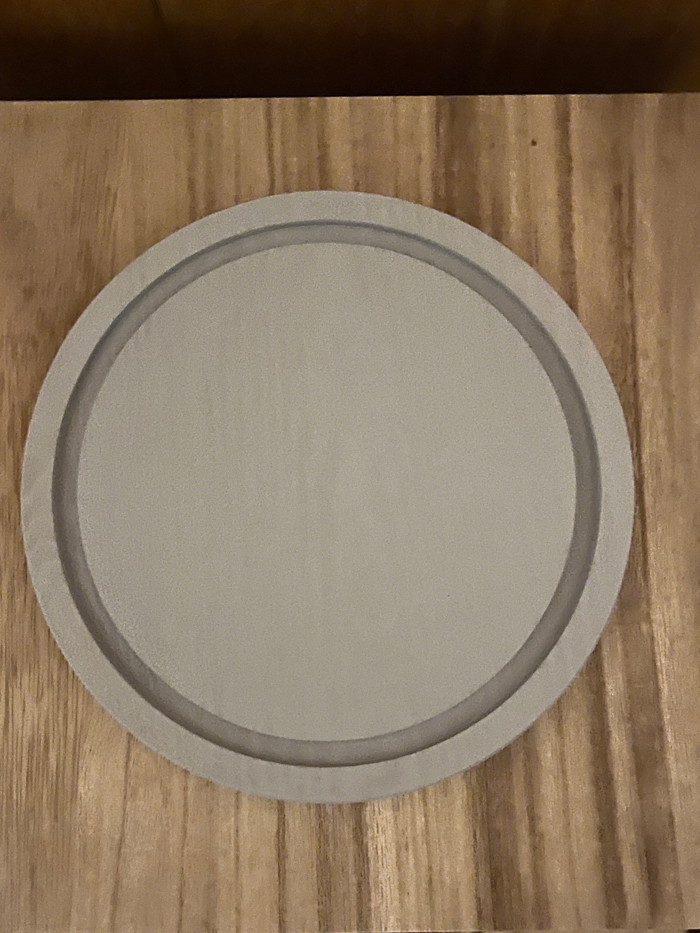 Large Glass Dome With Light Grey Wooden Base 25 V 15 Cm h, W Extra ...