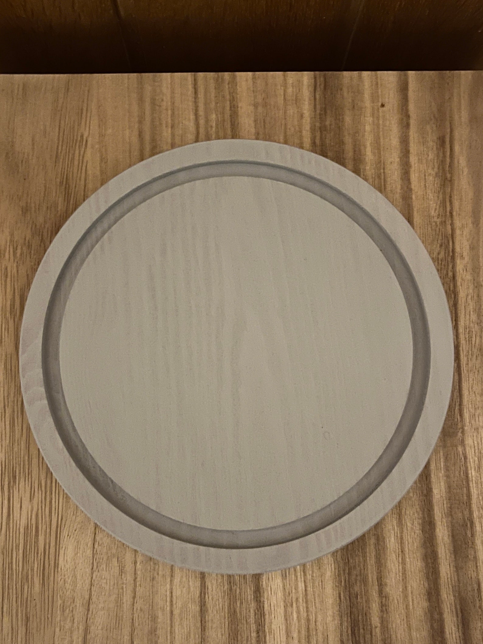 Large Glass Dome With Light Grey Wooden Base | 26 V 17 Cm (h, W ...