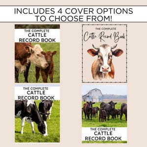 The Complete Cattle Record Book - Digital Copy - Etsy