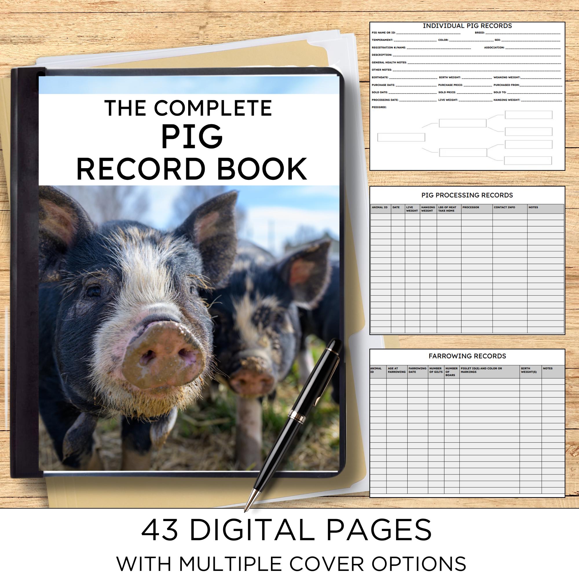 The Complete Pig Record Book - Digital Copy - Etsy