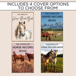 The Complete Horse Record Book Physical Copy - Etsy