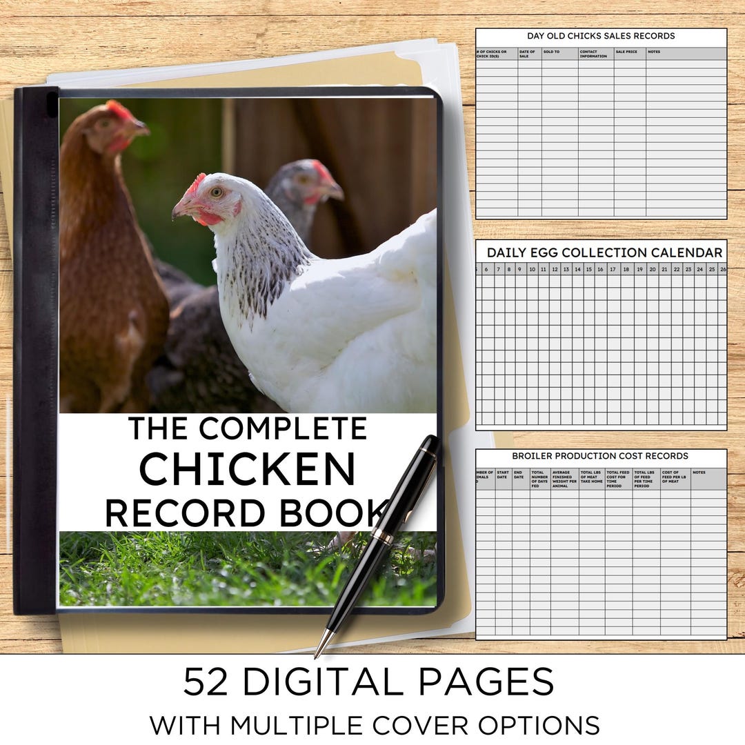 The Complete Chicken Record Book - Digital Copy - Etsy