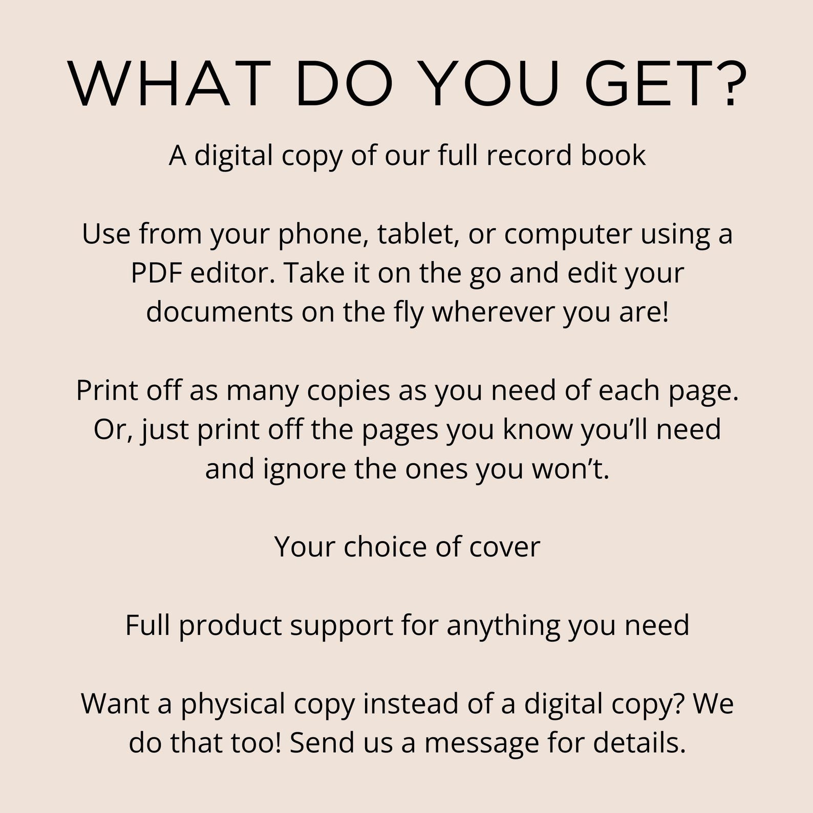 The Complete Cattle Record Book - Digital Copy - Etsy