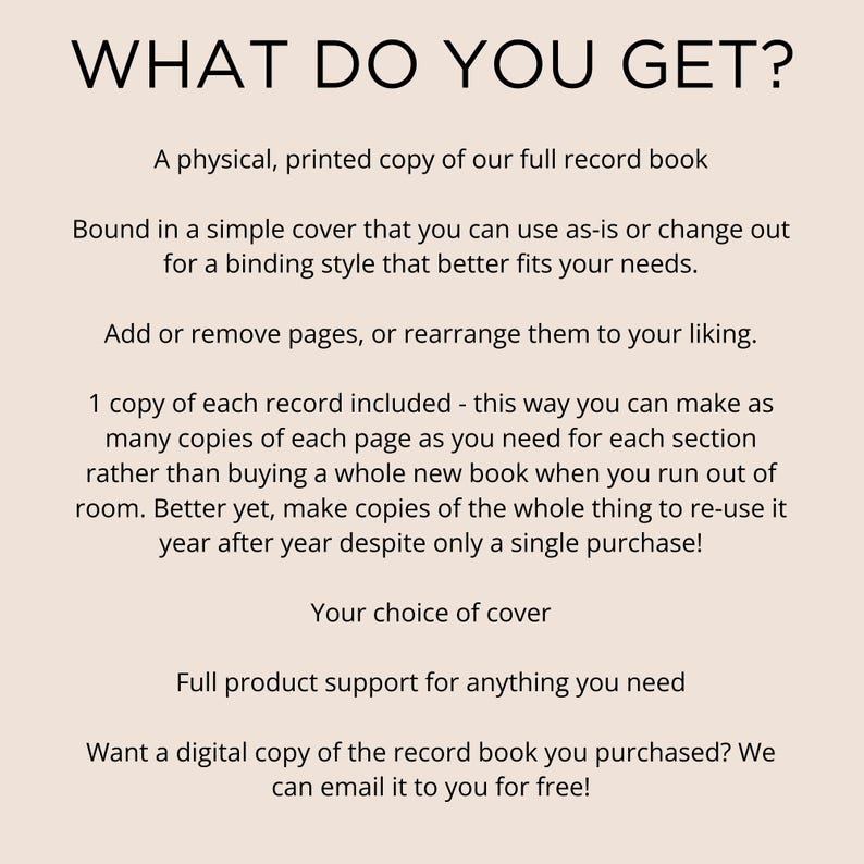 The Complete Horse Record Book - Physical Copy - Etsy