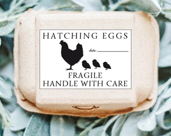 Fragile Stickers Shipping Hatching Fertile Eggs Printable Digital ...