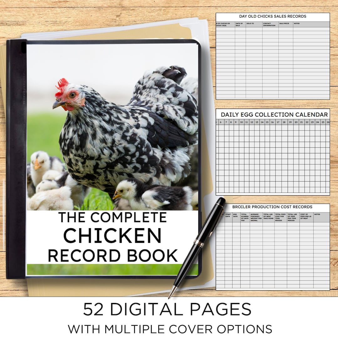 The Complete Chicken Record Book - Digital Copy - Etsy