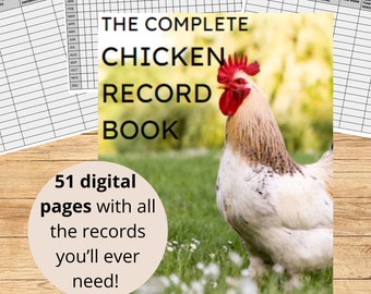 The Homestead Chicken Record Book - Etsy
