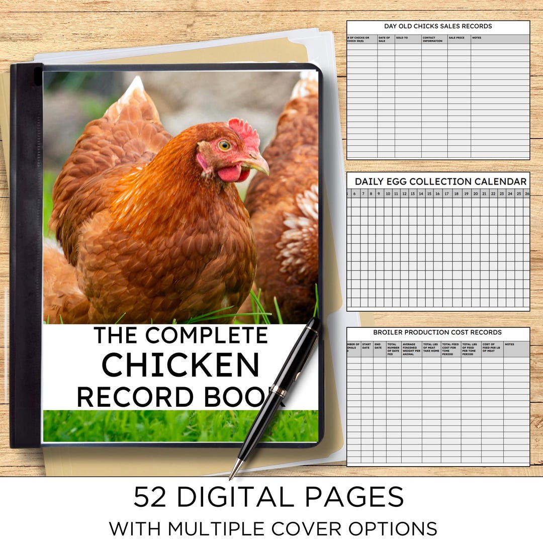 The Complete Chicken Record Book - Digital Copy - Etsy