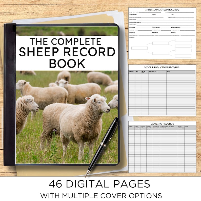The Complete Sheep Record Book - Digital Copy - Etsy
