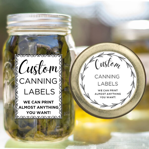 Canning Labels - Etsy