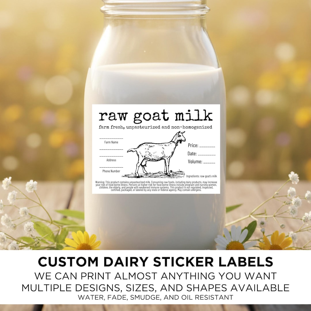 Custom Personalized Black and White Water-resistant Label Sticker for ...