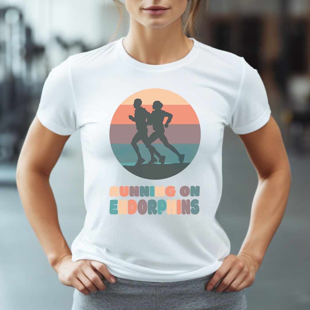 Runners High Tee, Endorphins Boost Tee, Jogging on Endorphins, Fitness ...