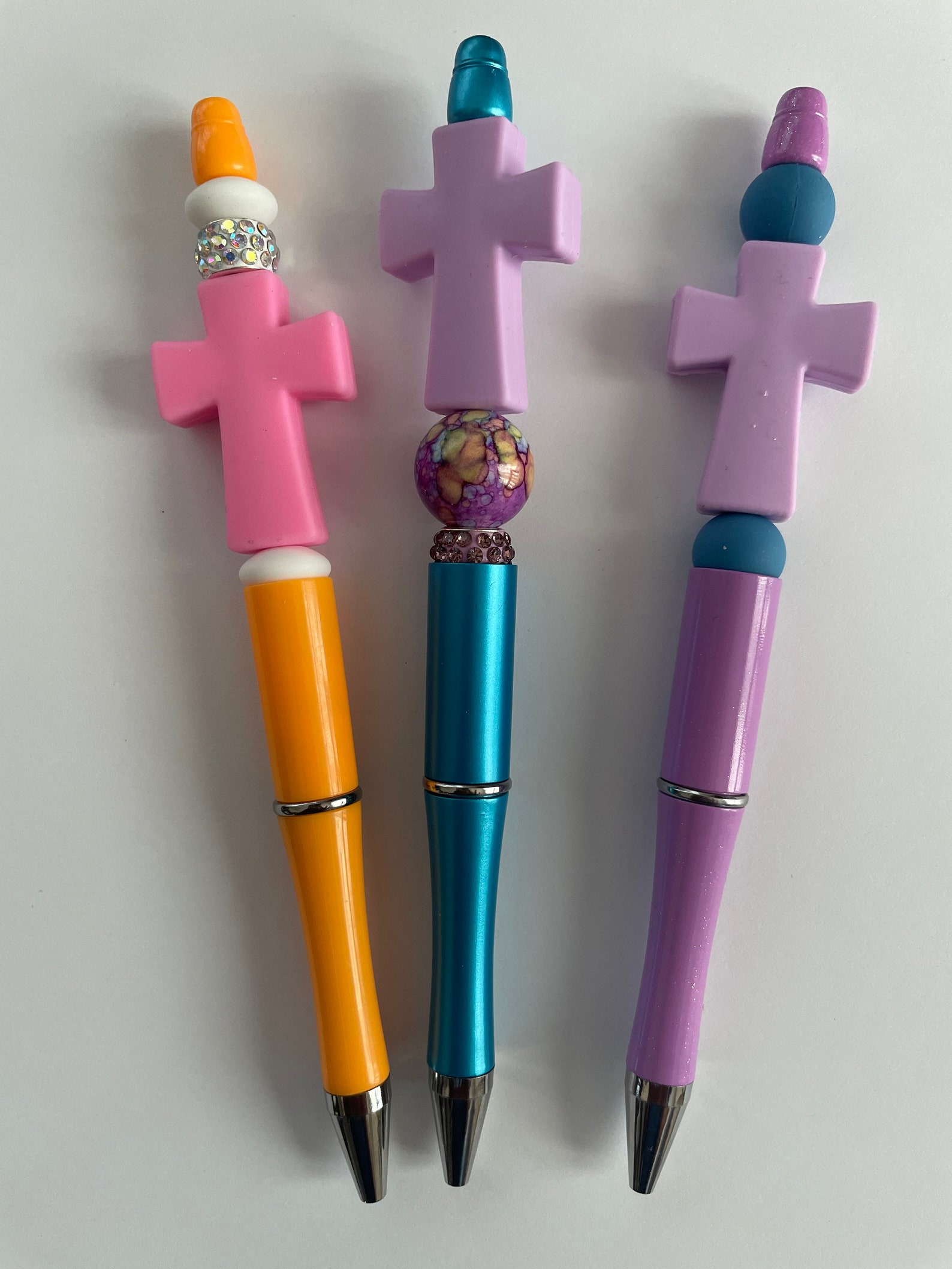 Cross Beaded Pens - Etsy