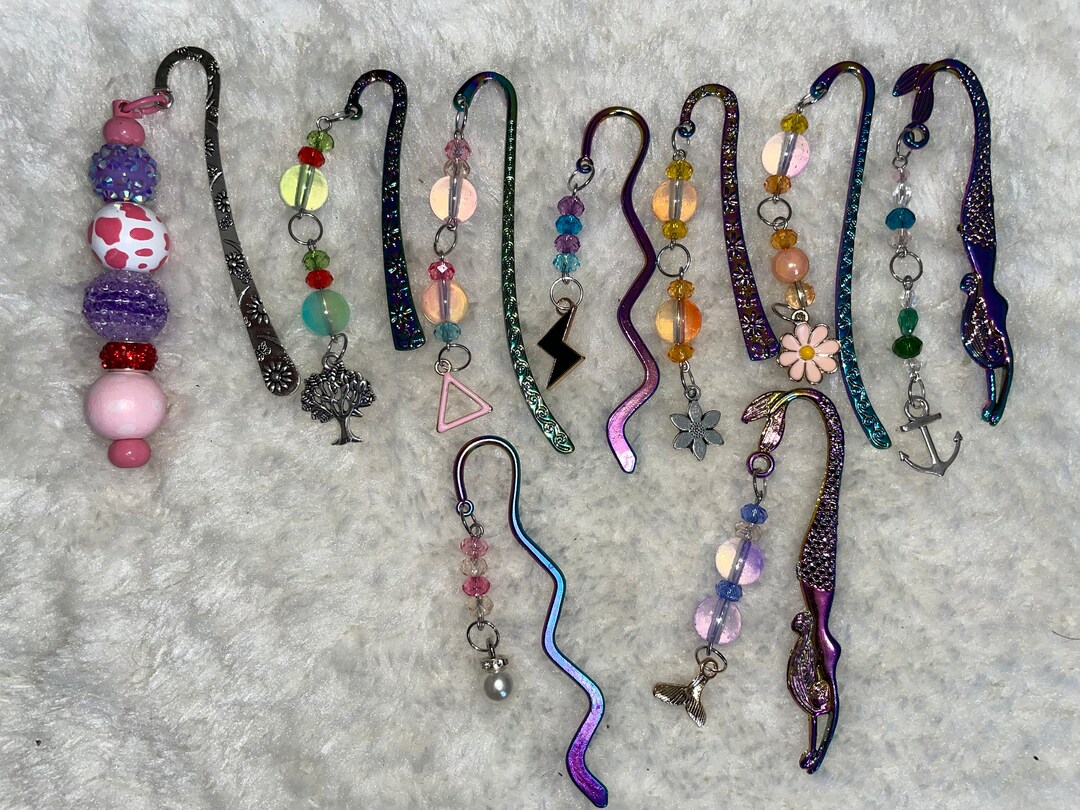 2.5 Inch Beaded Bookmarkers - Etsy