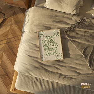 Back to Bed Prints Trendy Bedroom Poster Gallery Wall Set of 4 Trendy ...