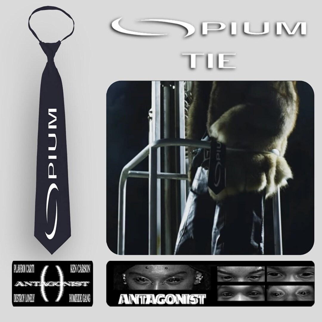 OPIUM TIE Playboi Carti Antagonist Tour Merch - Etsy UK