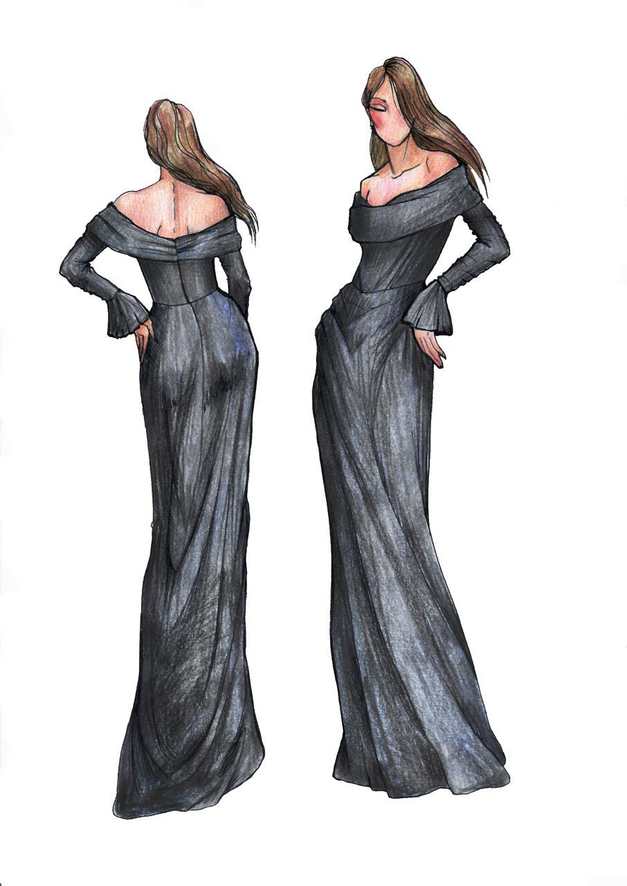 Sketch of Your Wedding Dress, Create Your Own Gown Concept, Custom ...