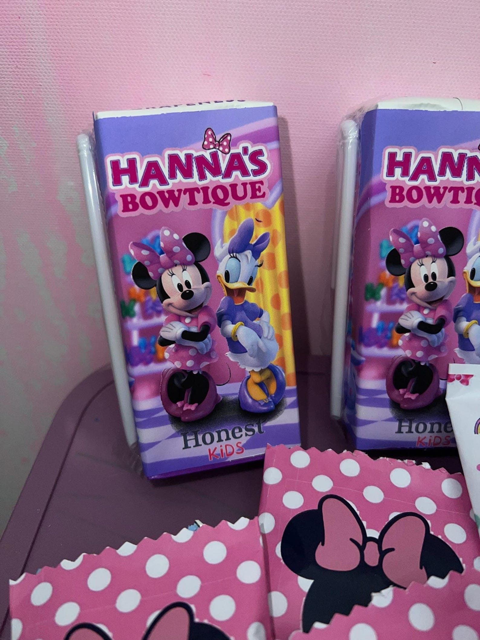 Juice Box Stickers / Decorations / Party Favors / Bluey / Minnie / Paw ...