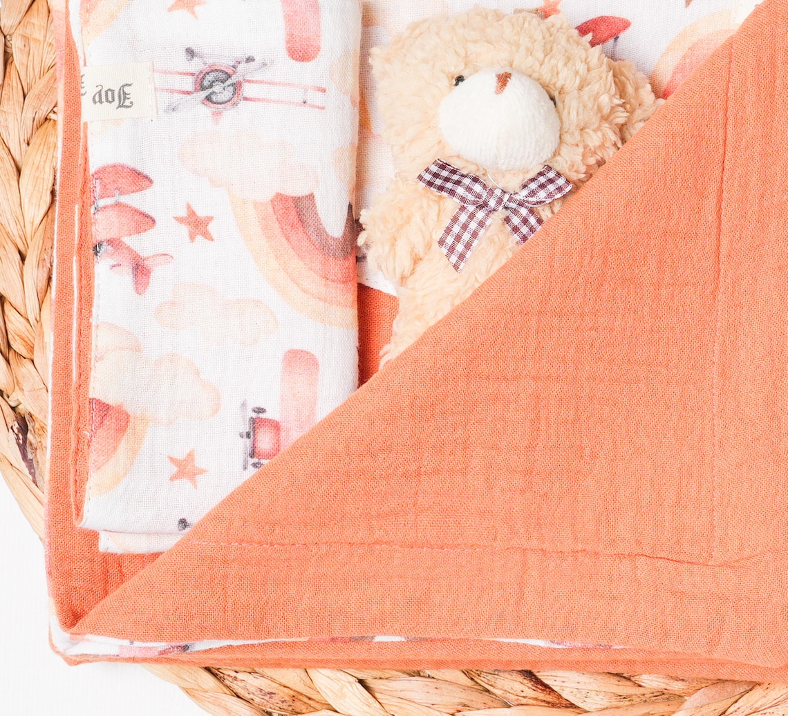 Newborn Gift Set, Newborn Muslin Blanket Set, Gift for New Parents - Etsy