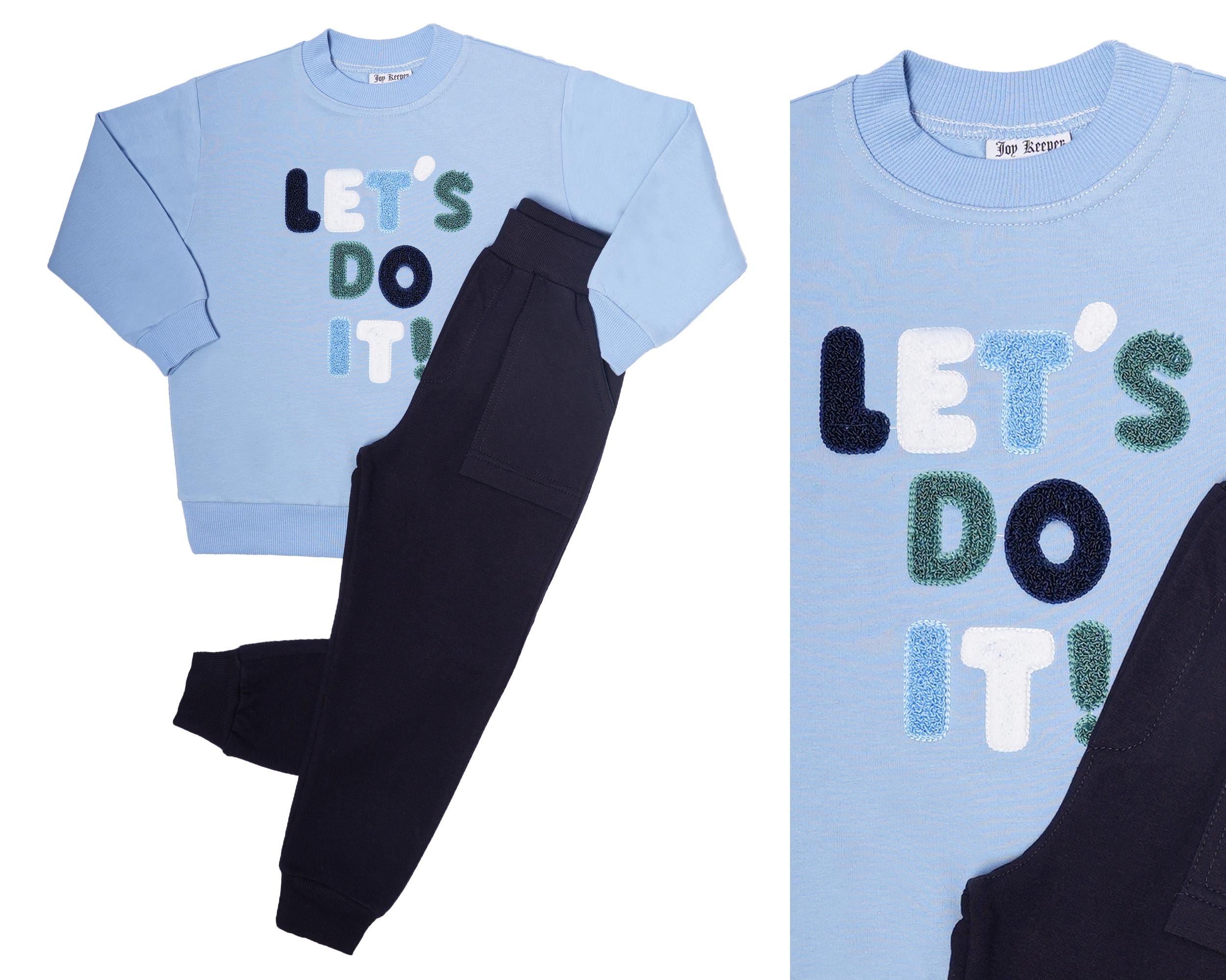 Colourful Tracksuit for Kids With Embroidery - Etsy