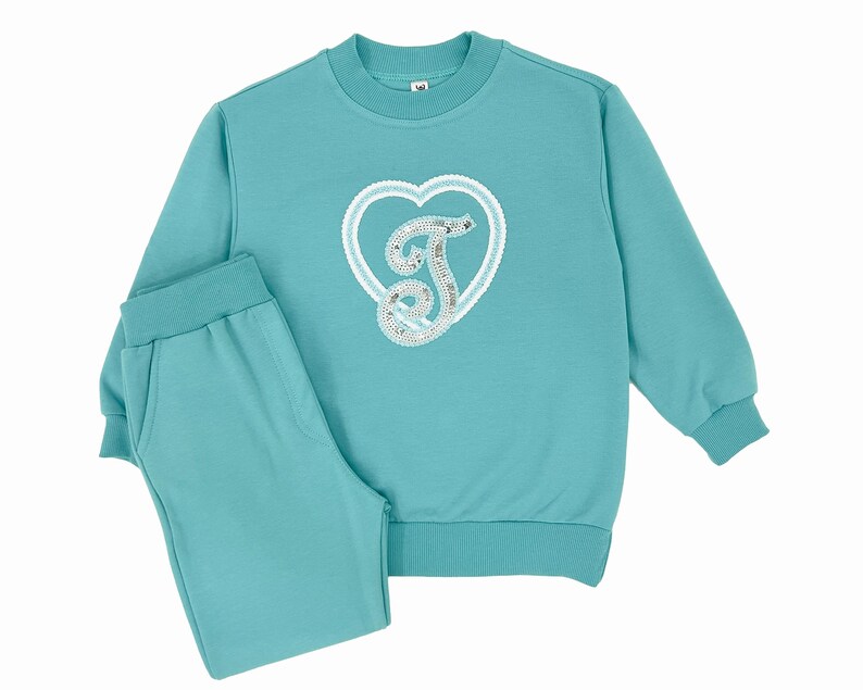 Colourful Tracksuit for Girls With Embroidery - Etsy