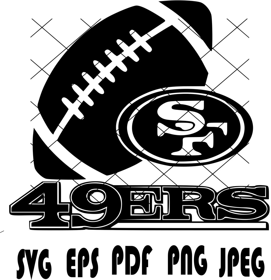 49'ers SVG Digital Download, SVG Cut File, SVG for Cricut or Silhouette ...