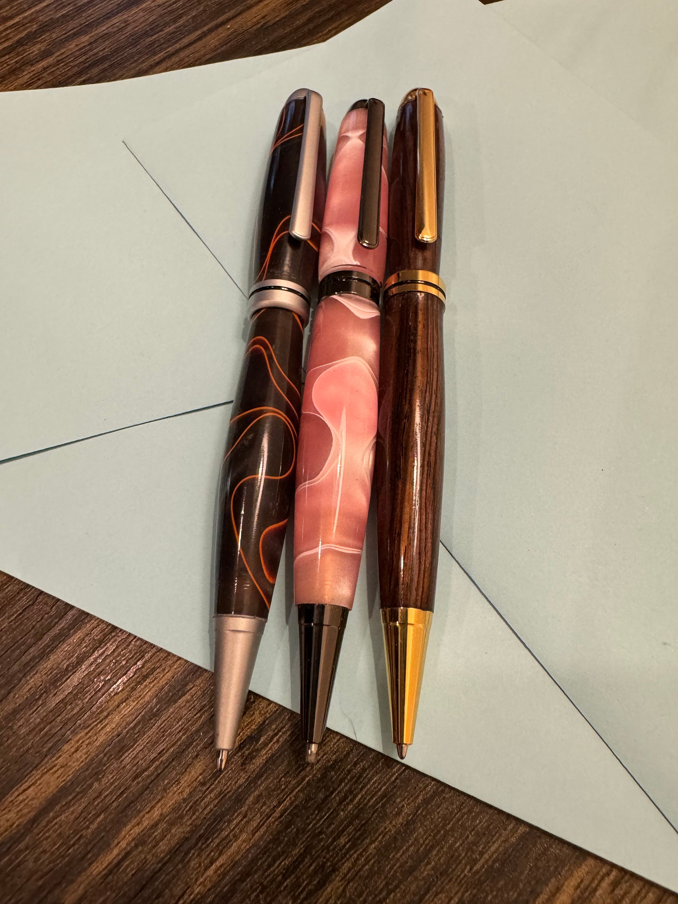 Lathe Turned Designer Twist Pen. - Etsy