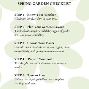 Spring Garden Planner Booklet for Beginner Gardeners - Etsy