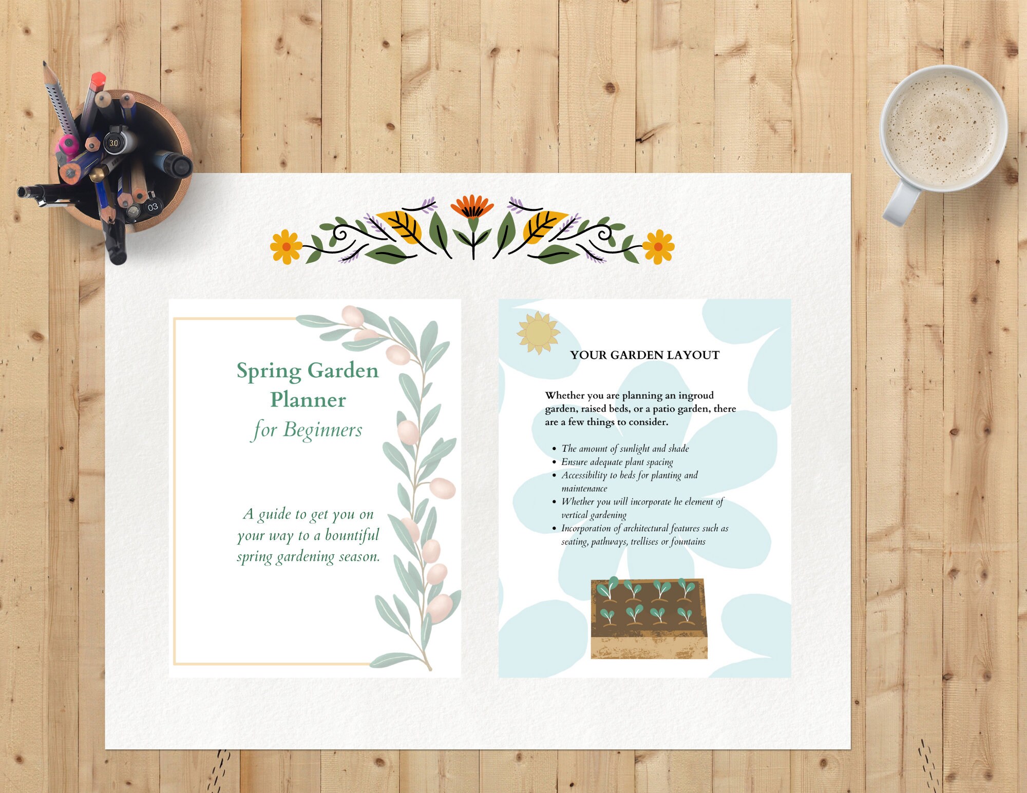 Spring Garden Planner Booklet for Beginner Gardeners - Etsy