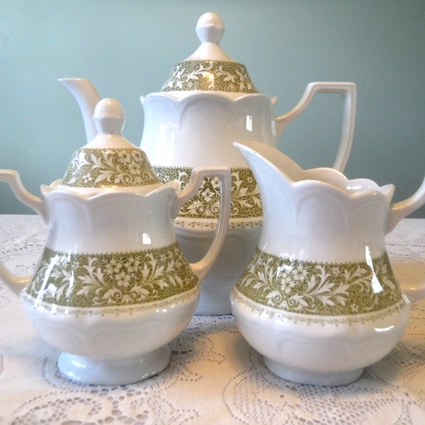 Green Teapot - Etsy