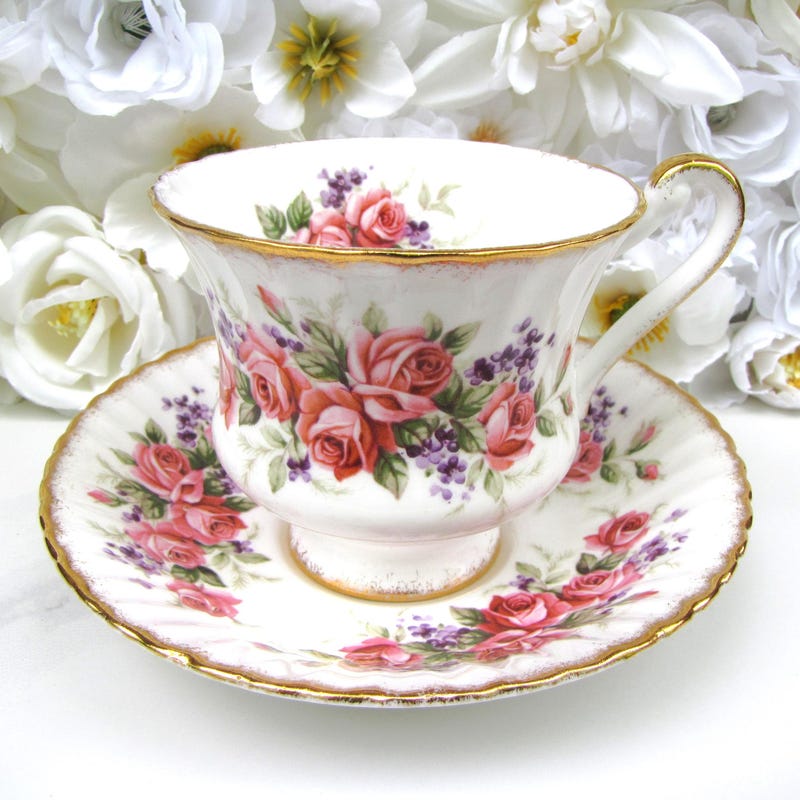 Paragon China Violets - Etsy