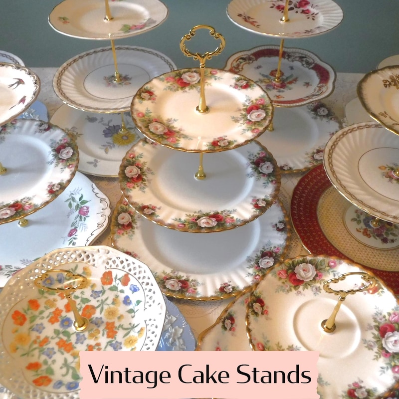 Vintage Cake Stands - Etsy