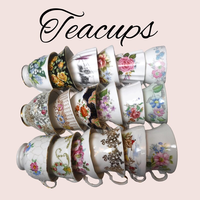Tea Party Cups - Etsy