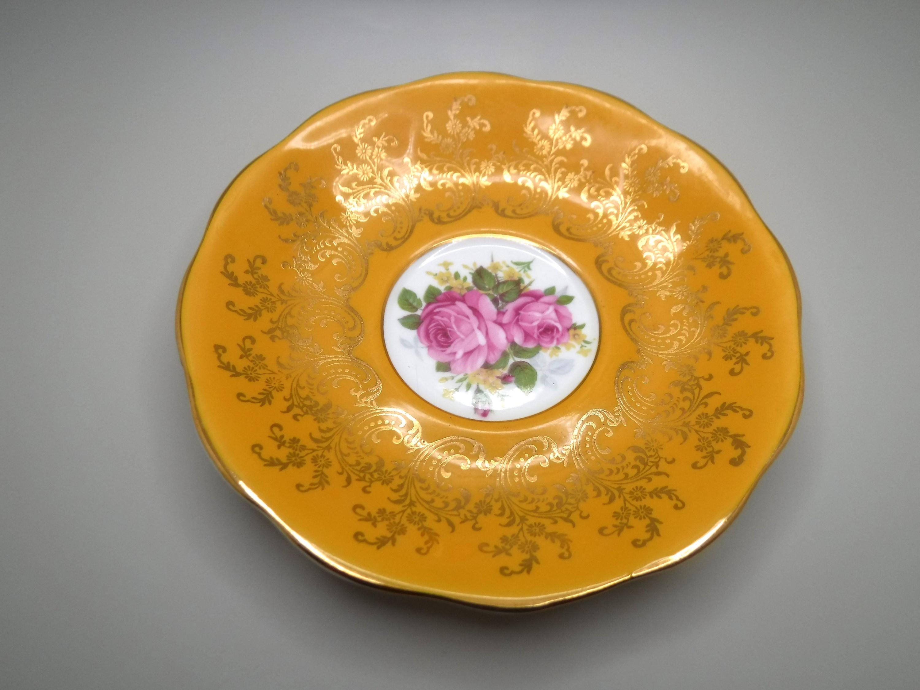 Royal Standard Vintage Teacup and Saucer Orange Teacup Elegant Tea ...