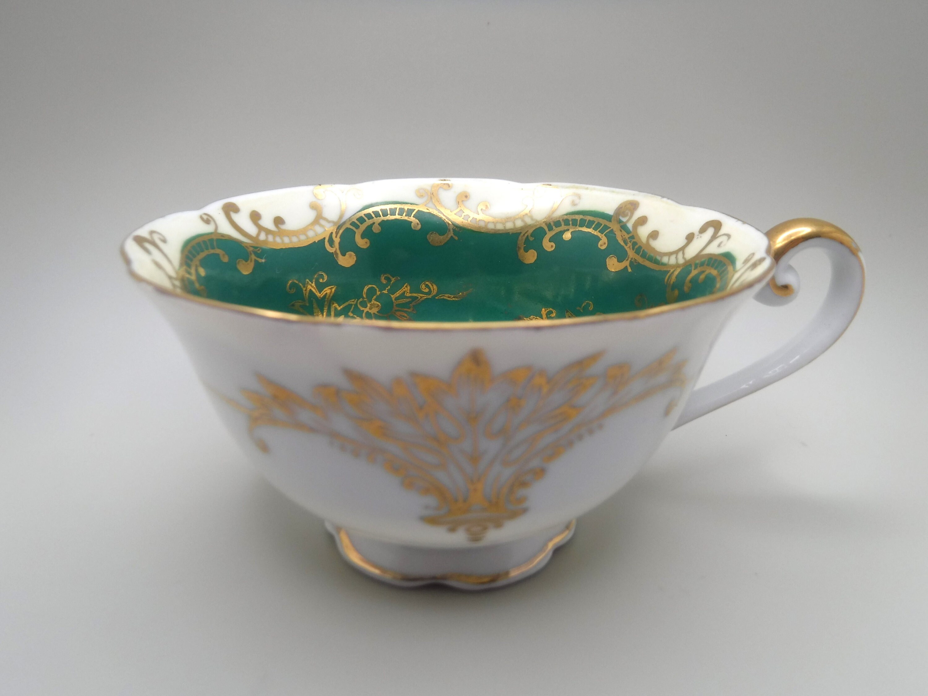 Vintage Porcelain Teacup and Saucer Japan Antique Teacup Tea Lover Gift ...