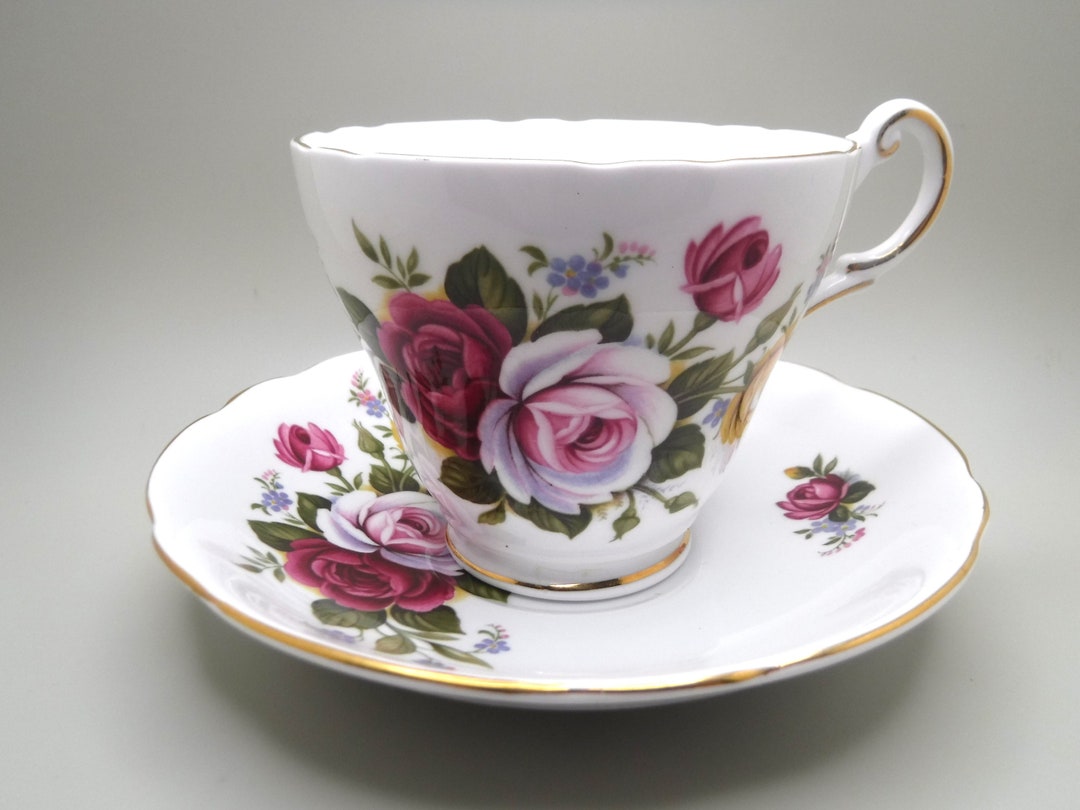Regency Vintage Teacup and Saucer High Tea Bone China Tea Party Antique ...