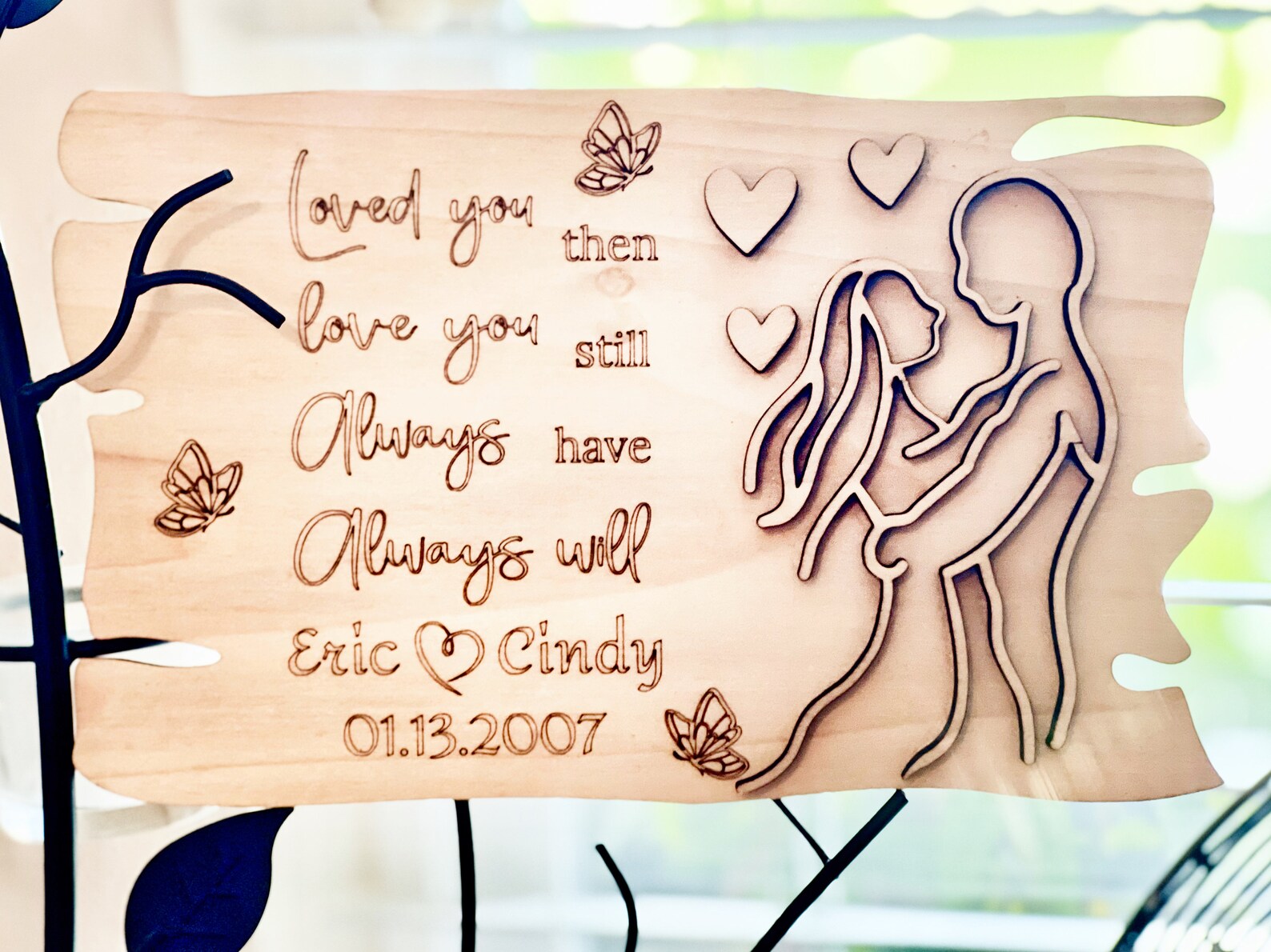 3D Layered Line Art Couple Signs - Etsy