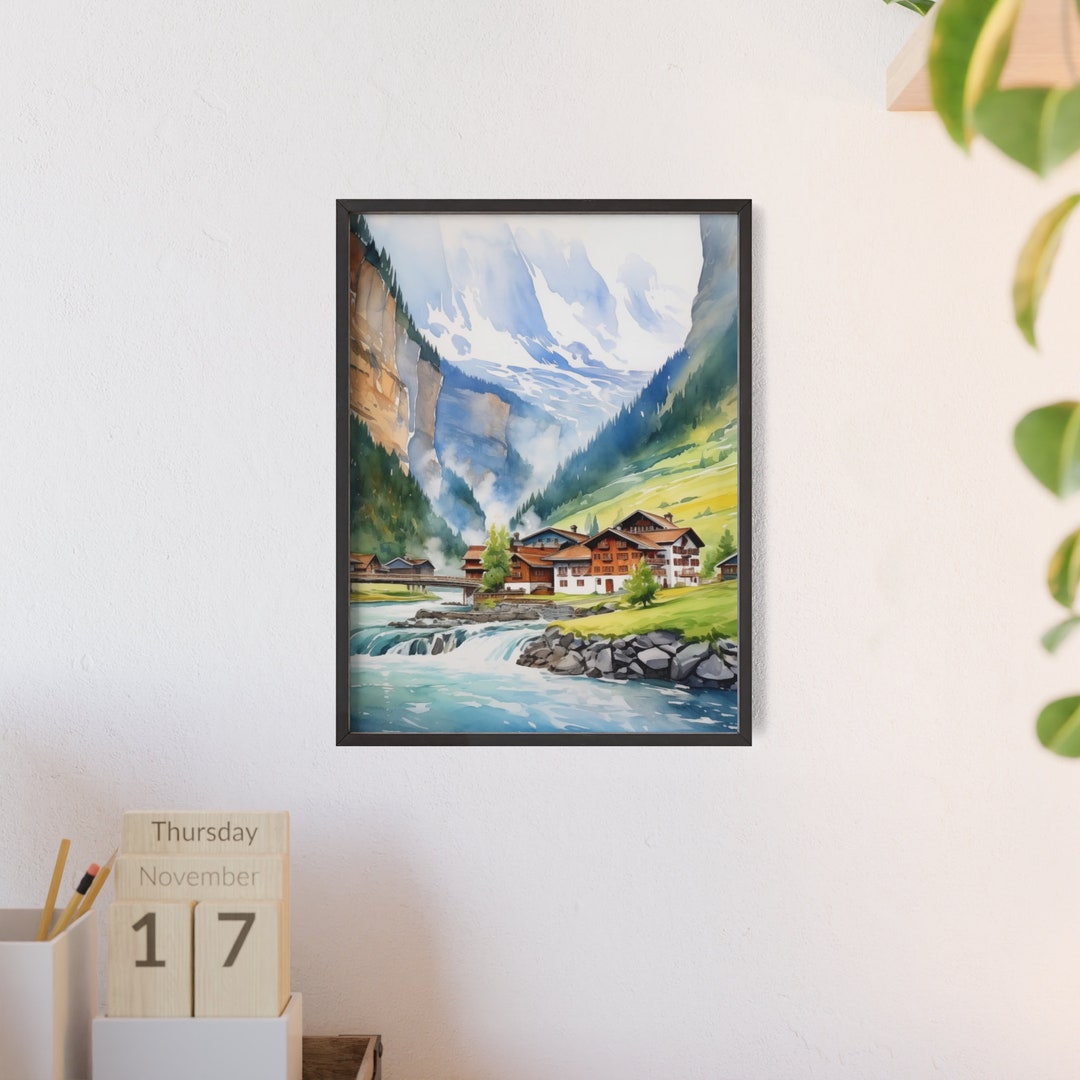 Posters With Wooden Frame - Etsy