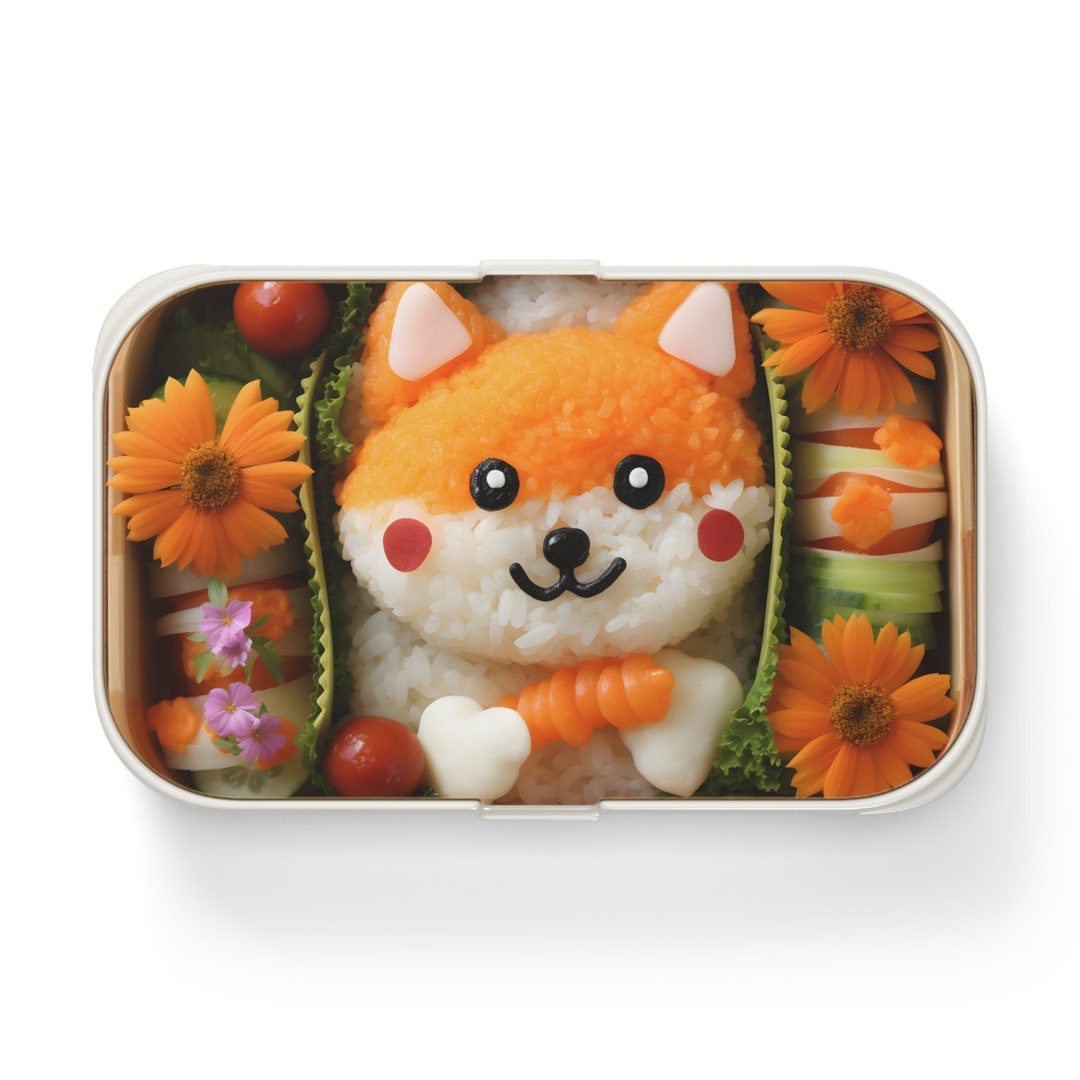 Kawaii Shiba Inu Wooden Bento Box Cute Japanese Lunch Box - Etsy