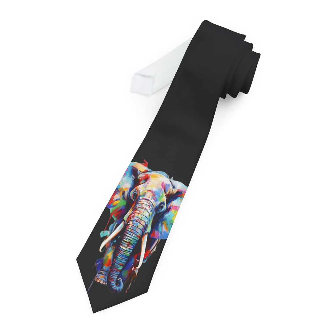 Majestic Marvel, Elephant, Zoo, Art on Apparel, Gifts for Him, Colorful ...