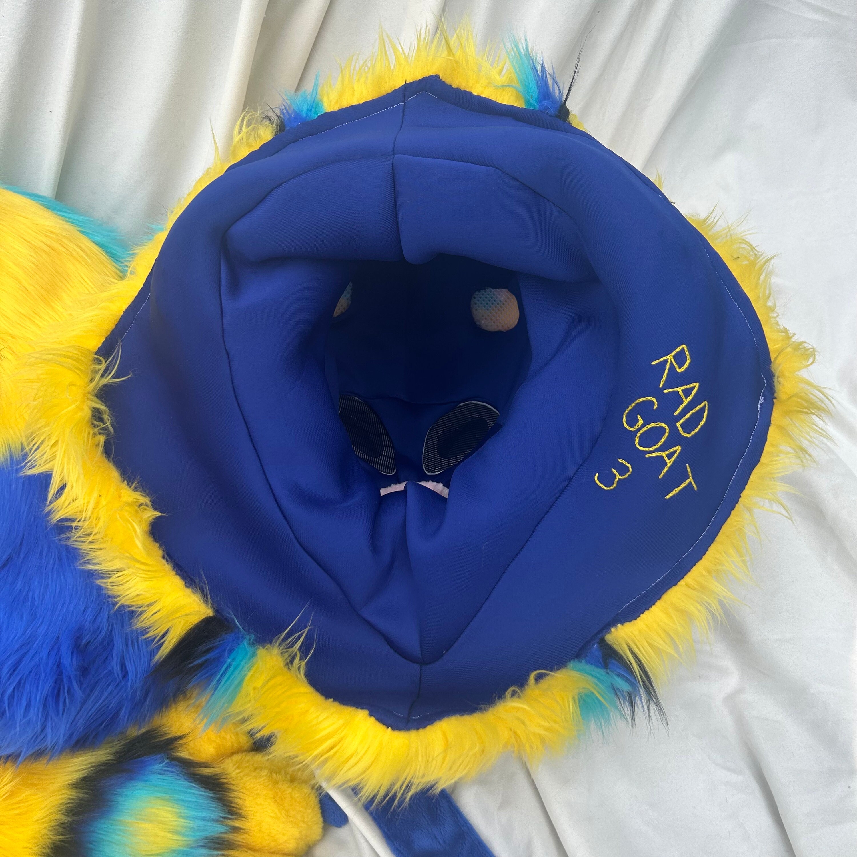 Fursuit Premade Mini Partial Blue Ring Octopus Inspired Canine ...