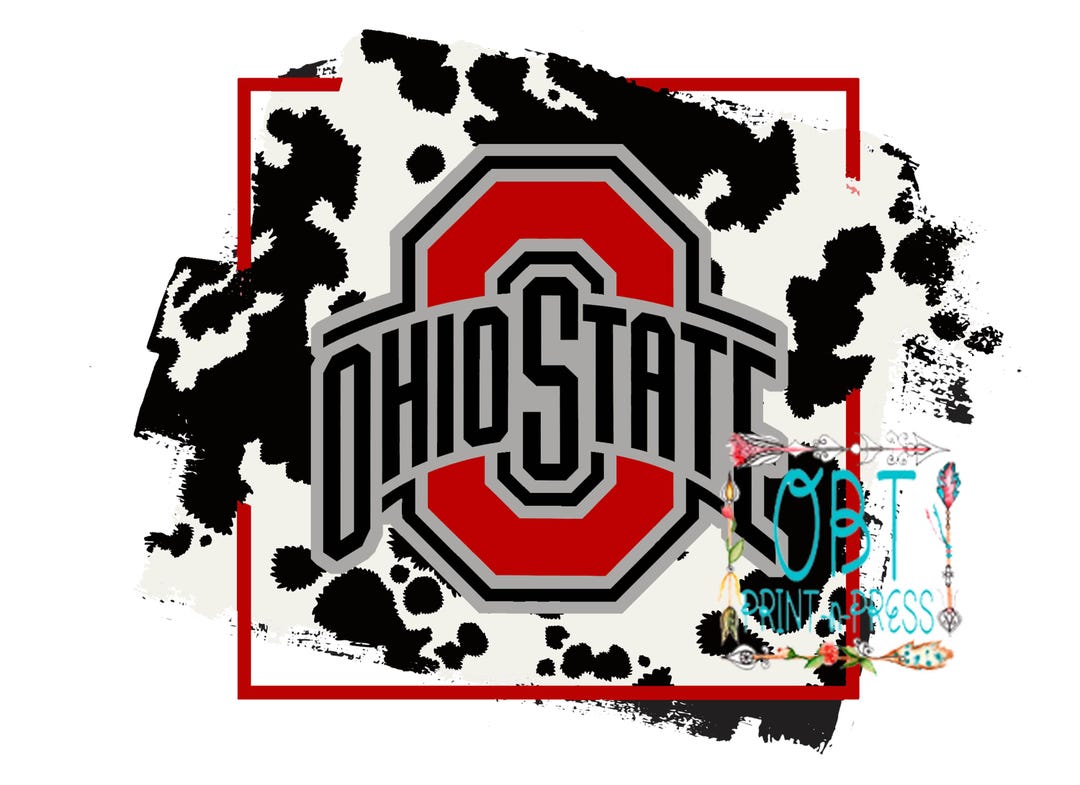 Ohio Team Watercolor Basketball Football PNG Logo - Etsy