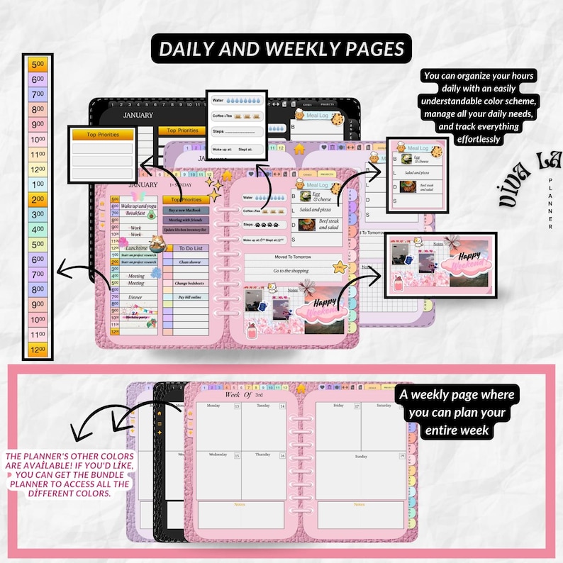 2025-2026 Pink Digital Planner | Goodnotes & Notability | Ipad-android ...