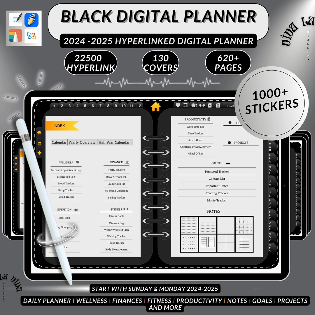 Digital Planner 2024-2025 Goodnotes Planner,notability Planner,ipad ...